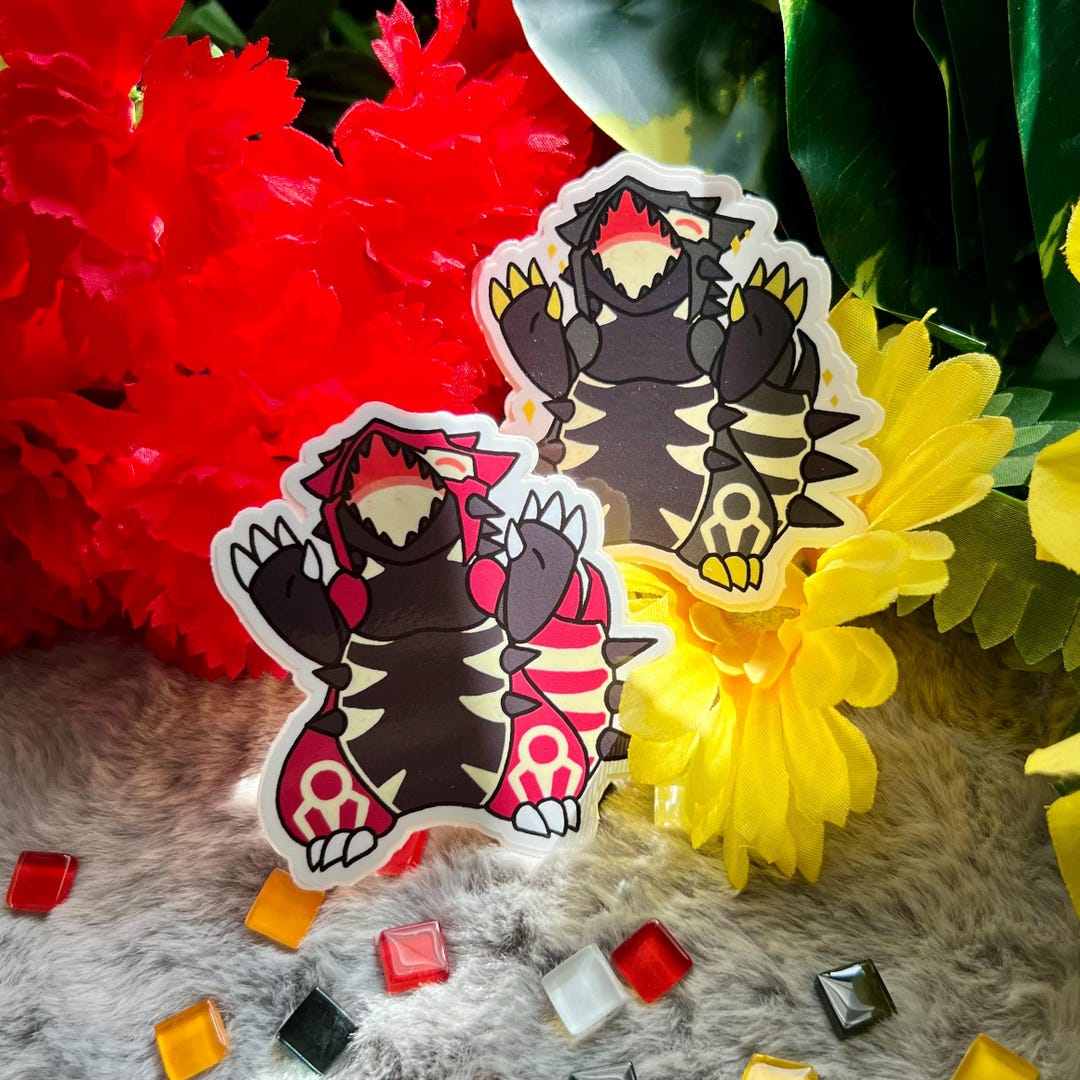 Primal Groudon Stickers - Etsy