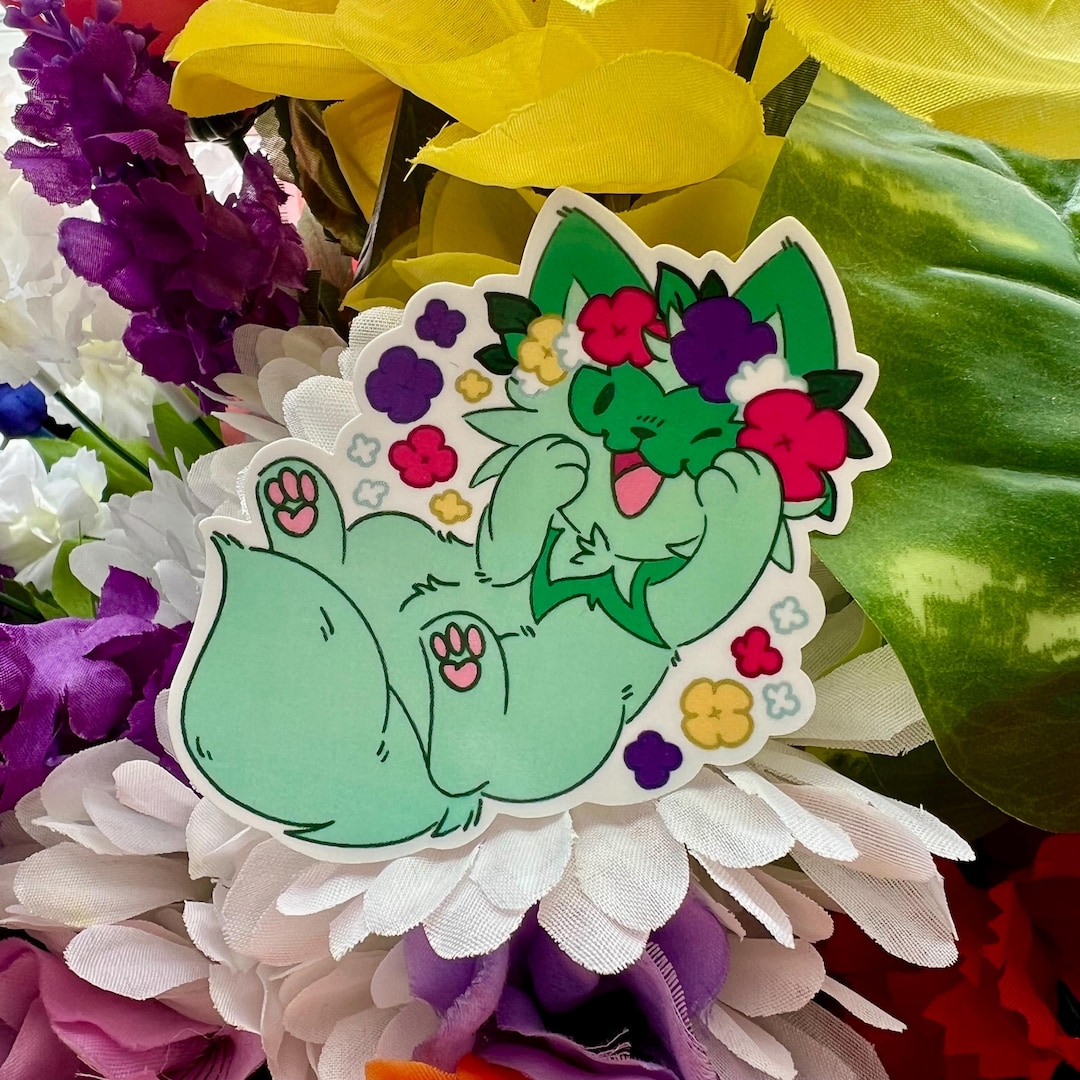 Spring Sprigatito Sticker - Etsy