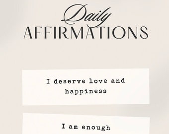 Daily Affirmations - Etsy