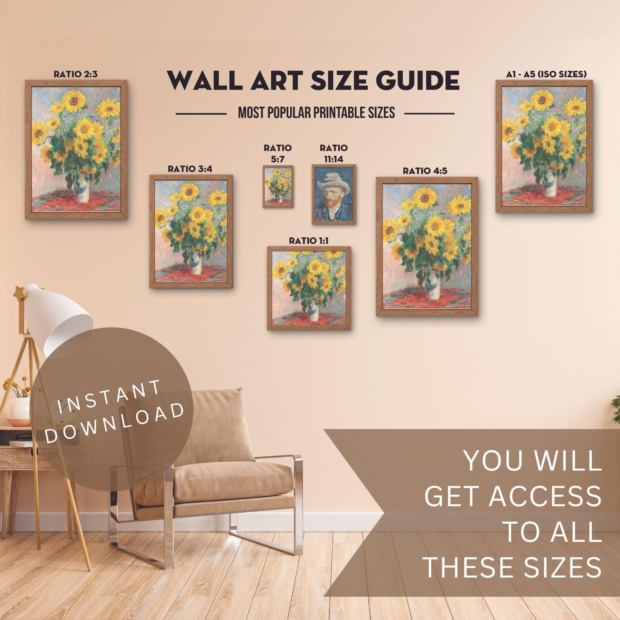 Set of 20 Claude Monet Wall Art Bundle I Famous Artwork Wall Art ...