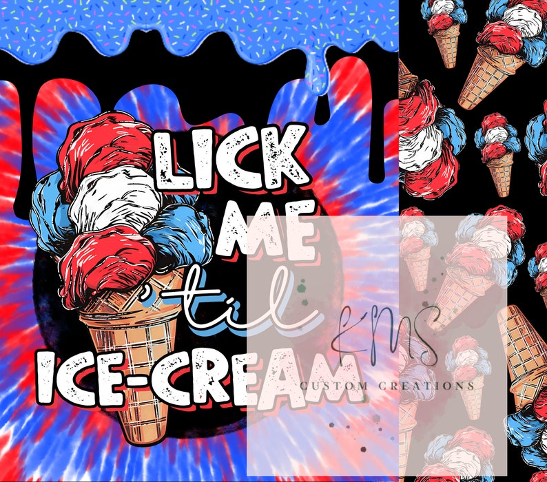 Naughty Lick Me Til Ice Cream 20 Oz Or 30 Oz Skinny Tumbler Etsy
