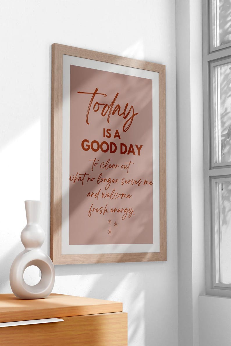 Motivational Poster Digital Download Minimalist Illustration for ...