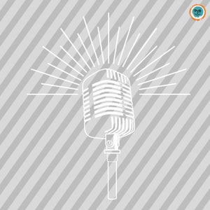 Vintage Microphone SVG Music PNG Cricut Music Lover Gift of Sound Waves ...
