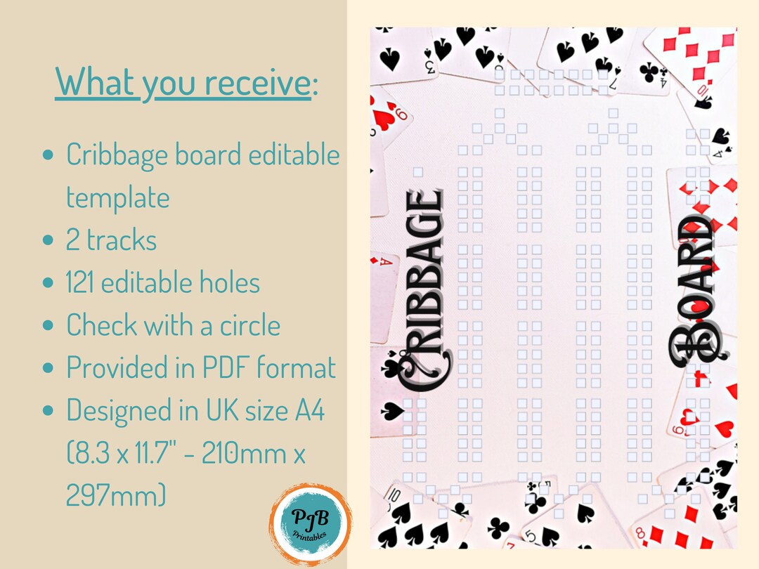 Travel Cribbage Board Game Gifts for Travellers Unique Cribbage Board ...