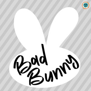Bad Bunny Svg Rabbit's Head Svg Silhouette Png Cricut Svg Sublimation ...