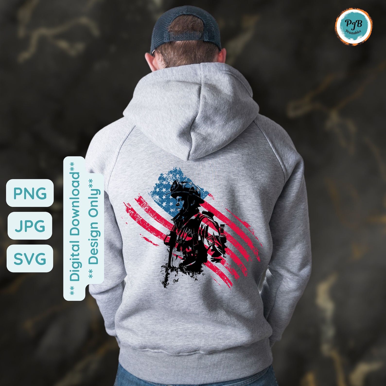 Firefighter SVG Firefigher Flag Svg American Firefighter Gift Ideas ...