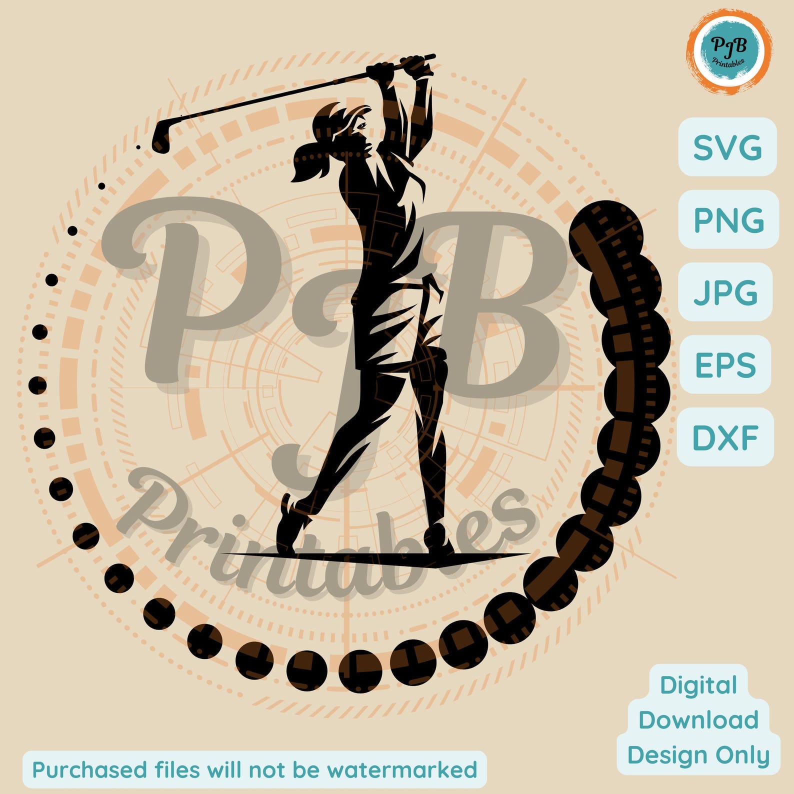 Golf SVG Sports Gifts for Golfers Svg Golf Sublimation Design for ...