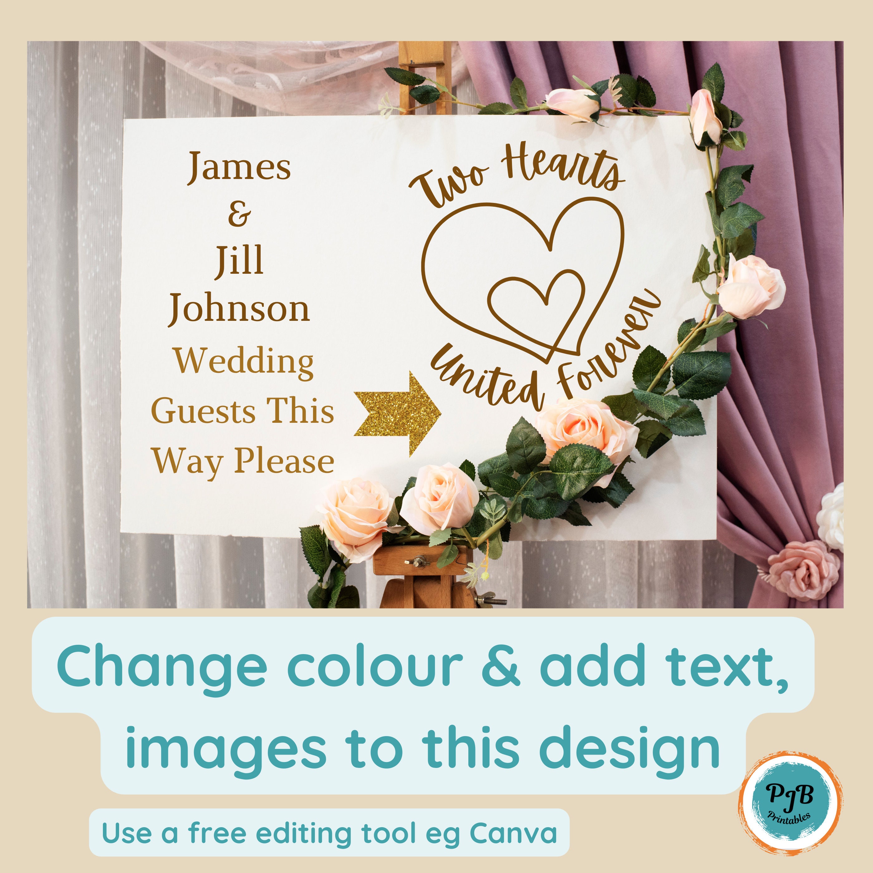 Wedding Hearts SVG File for Cnc Sign Template PNG for Sublimation Two ...