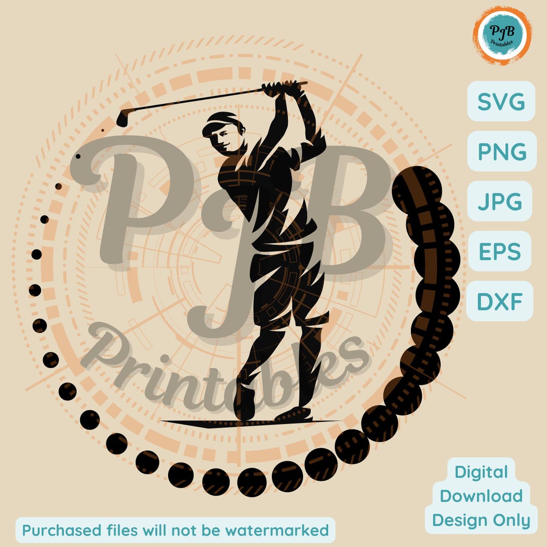 Golf SVG Sports Gifts for Golfers Svg Golf Sublimation Design for ...