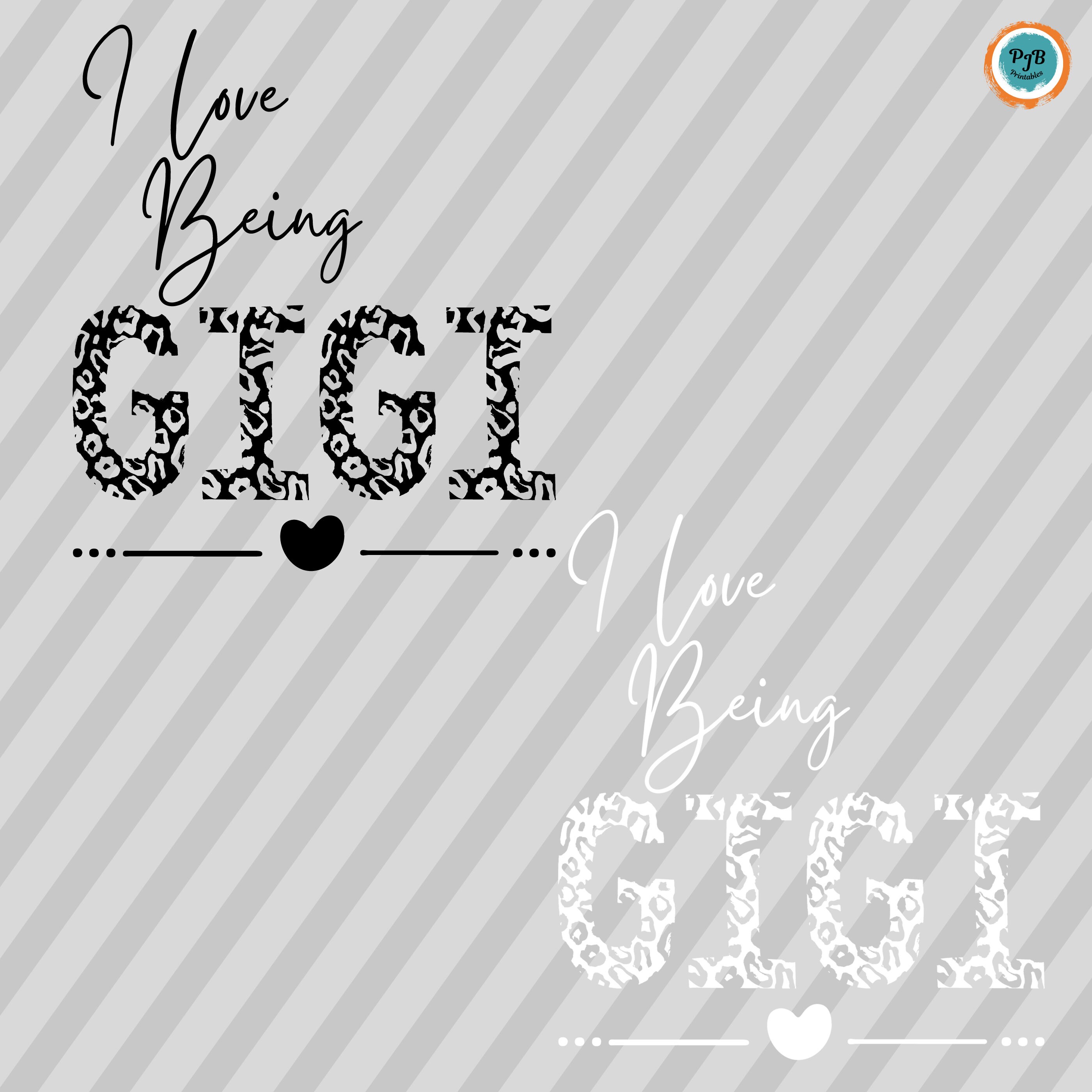 Gigi SVG Leopard Print Gigi PNG Files Sublimation Svg Cricut Grandma ...