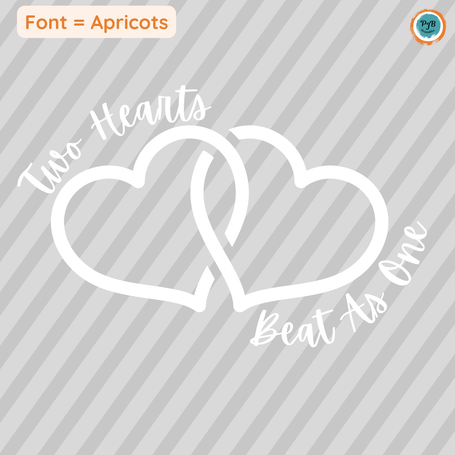 Two Hearts SVG Engagement PNG Wedding Present for Couples Gifts Heart ...