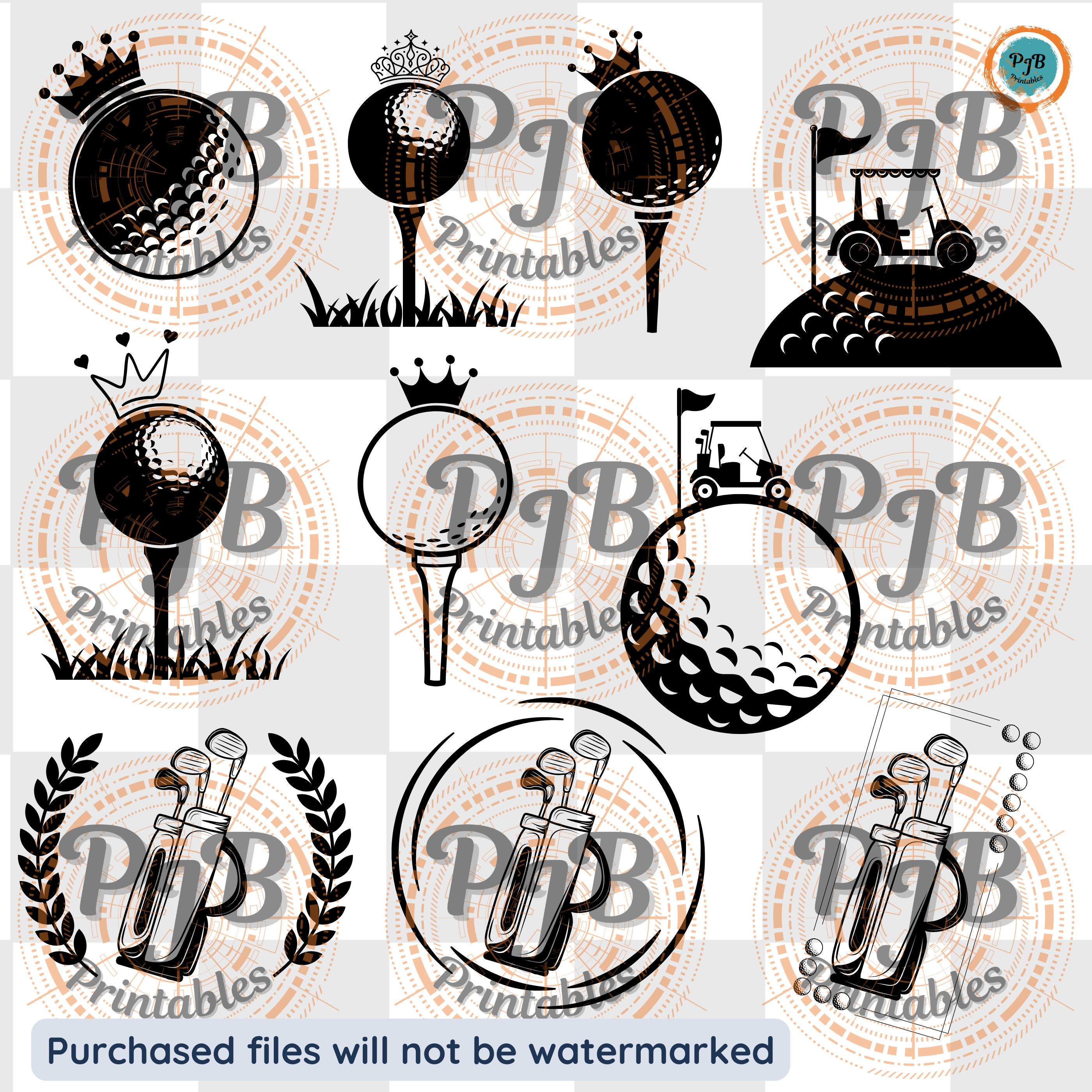 Golfing SVG Bundle Svg Sports Gift for Golfer Svg Golf Sublimation ...