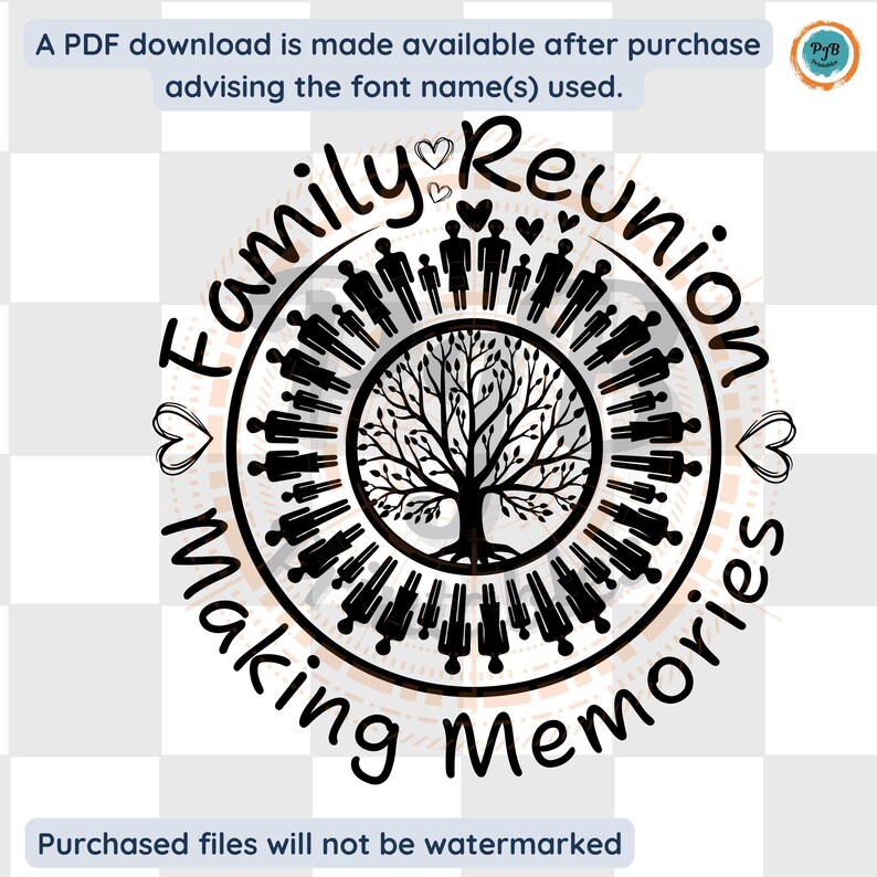 Family Tree Reunion SVG Making Memories Svg Family Tree Gift for Family Sublimation Back ...