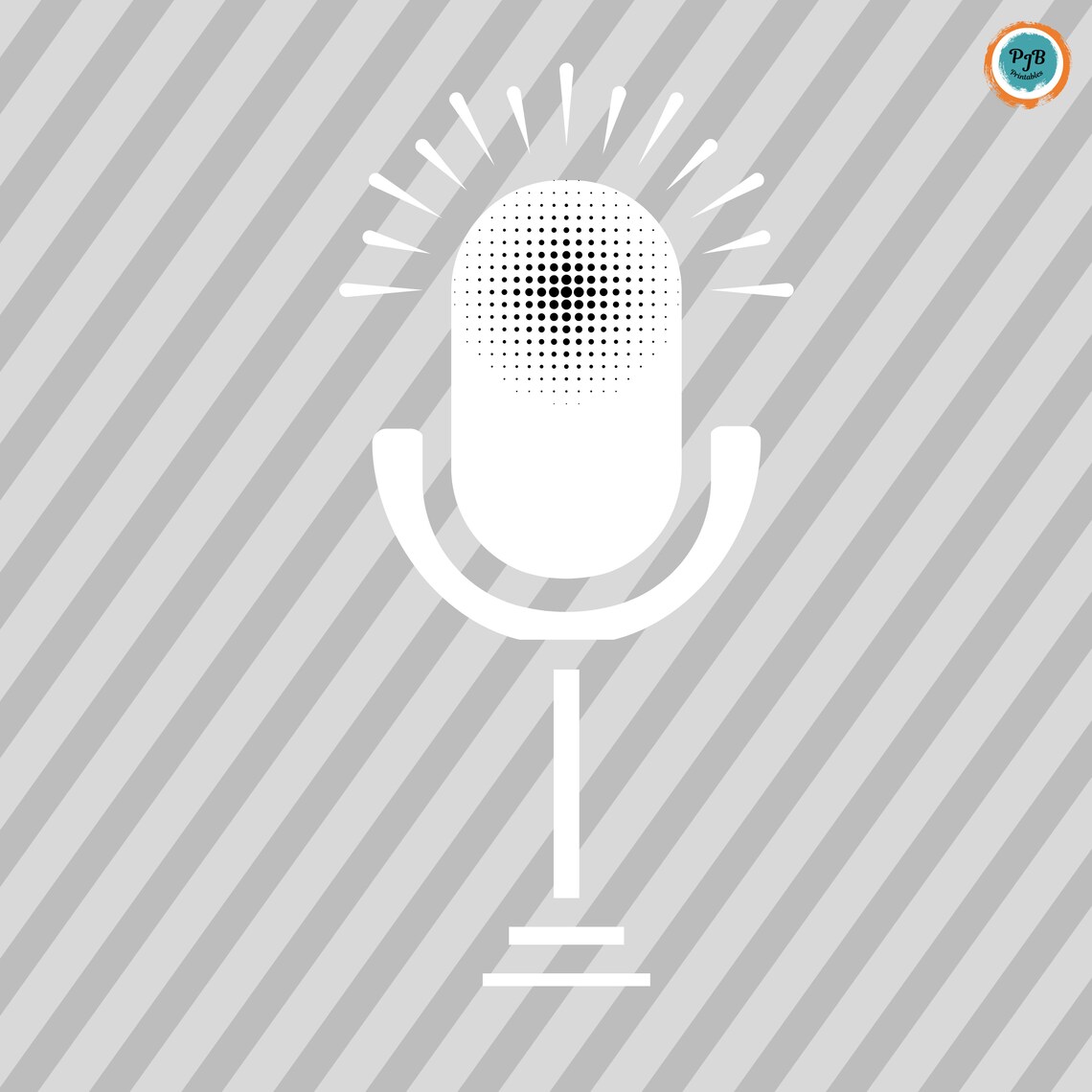 Vintage Microphone SVG Music PNG Cricut Music Lover Gift of Sound Waves ...