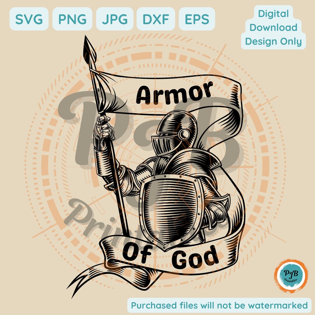 Armor of God SVG Christian Religious SVG Bible Verse Ephesians 6 ...