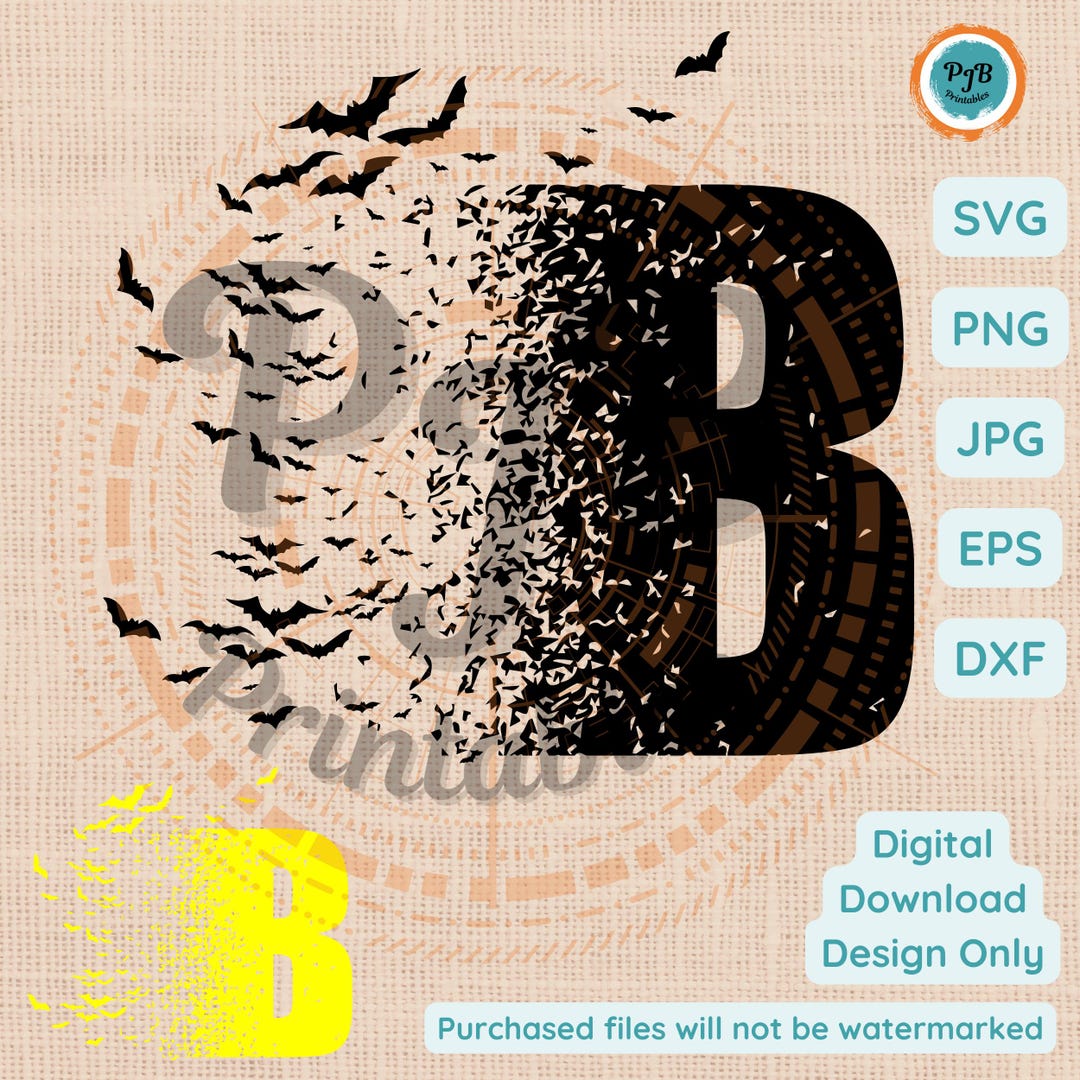Bat SVG Halloween PNG File for Cricut Designs for Sublimation Shirt ...