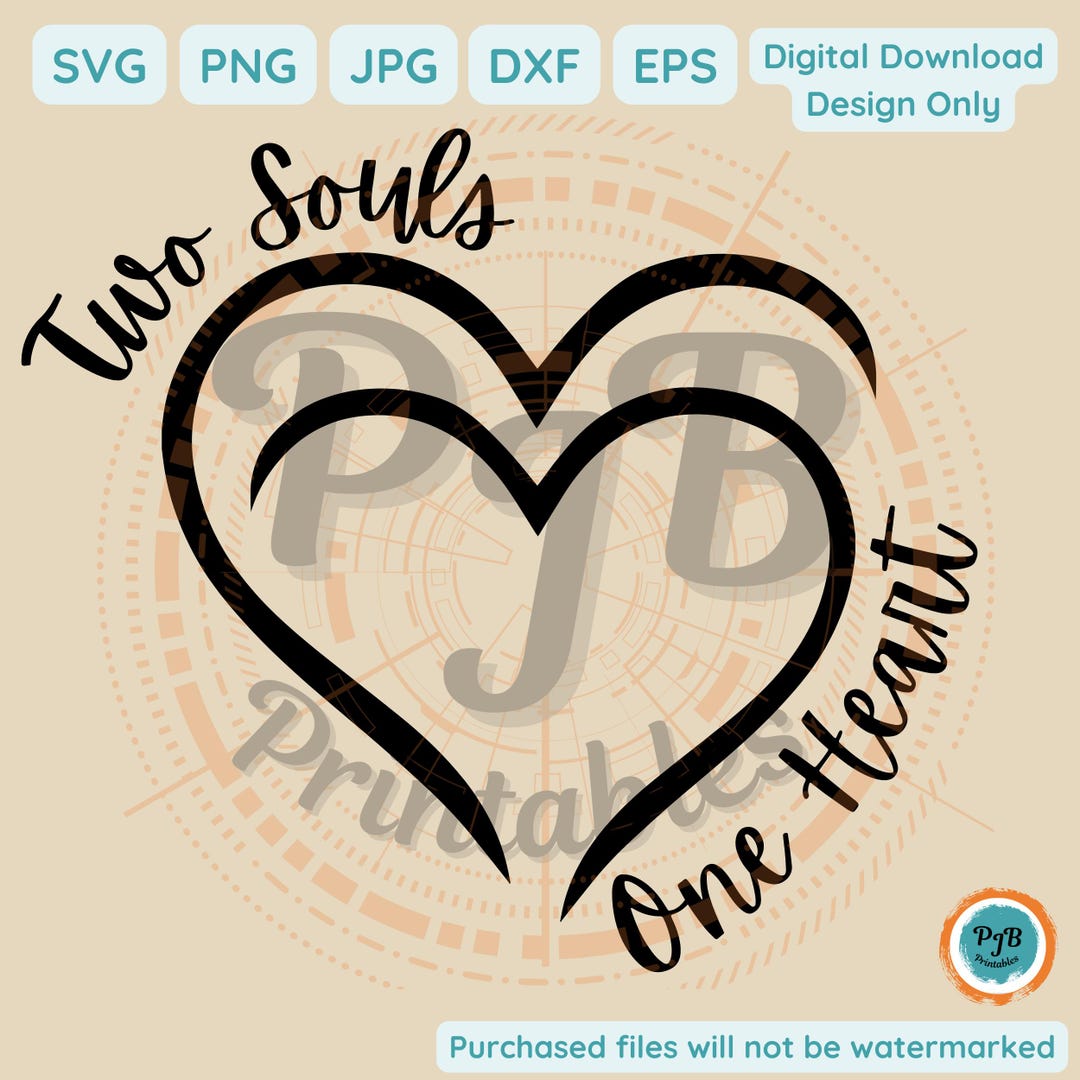 One Heart Wedding SVG File for Cnc Sign Template PNG for Sublimation ...