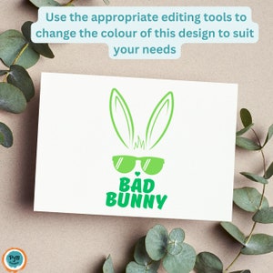 Bad Bunny Svg Bunny Rabbit Head Svg Animal Sunglasses Png Bad Bunny ...