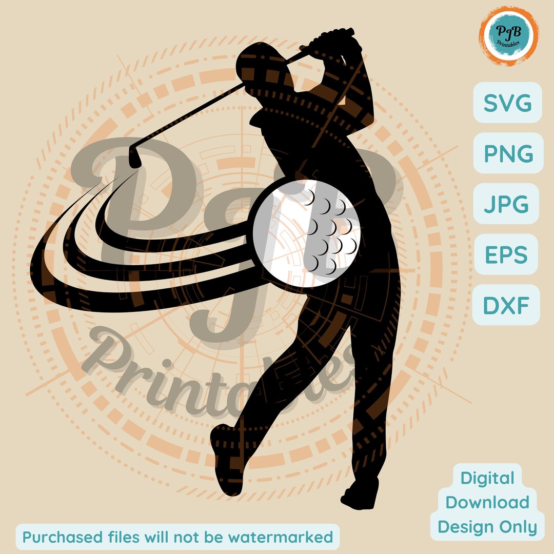 Golf SVG Sports Gifts for Golfers Svg Golf Sublimation Design for ...