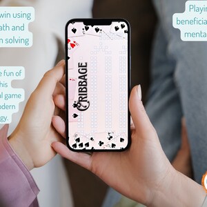 Travel Cribbage Board Game Gifts for Travellers Unique Cribbage Board Editable Scorecard Crib ...