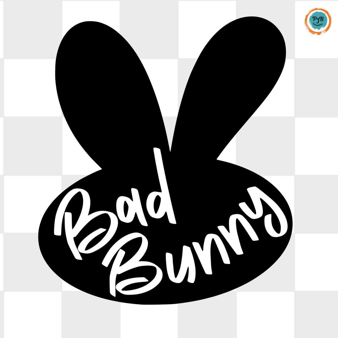 Bad Bunny Svg Rabbit's Head Svg Silhouette Png Cricut Svg - Etsy