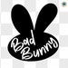 Bad Bunny Svg Rabbit's Head Svg Silhouette Png Cricut Svg - Etsy