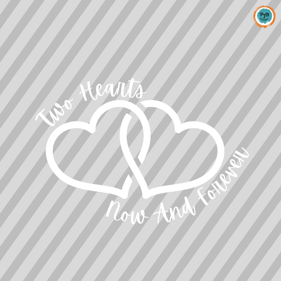 Two Hearts SVG Engagement PNG Wedding Present for Couples Gifts Heart ...