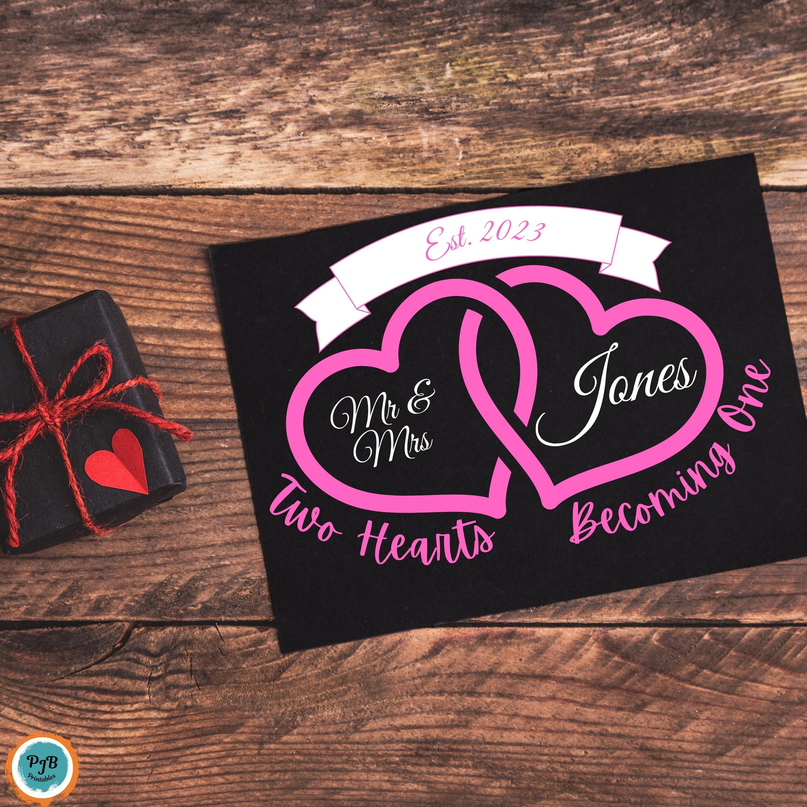 Wedding Hearts SVG File for Cnc Sign Template PNG for Sublimation ...