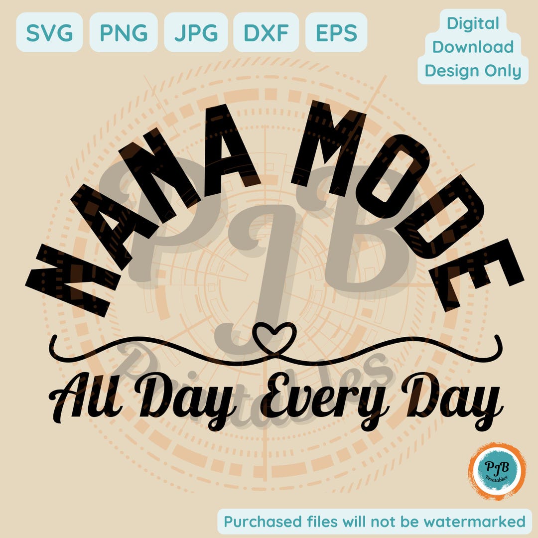 Nana SVG Best Nana Gift Promoted to Nana Heart Gift Nana Special Nana Gift Nana Decor Nana ...