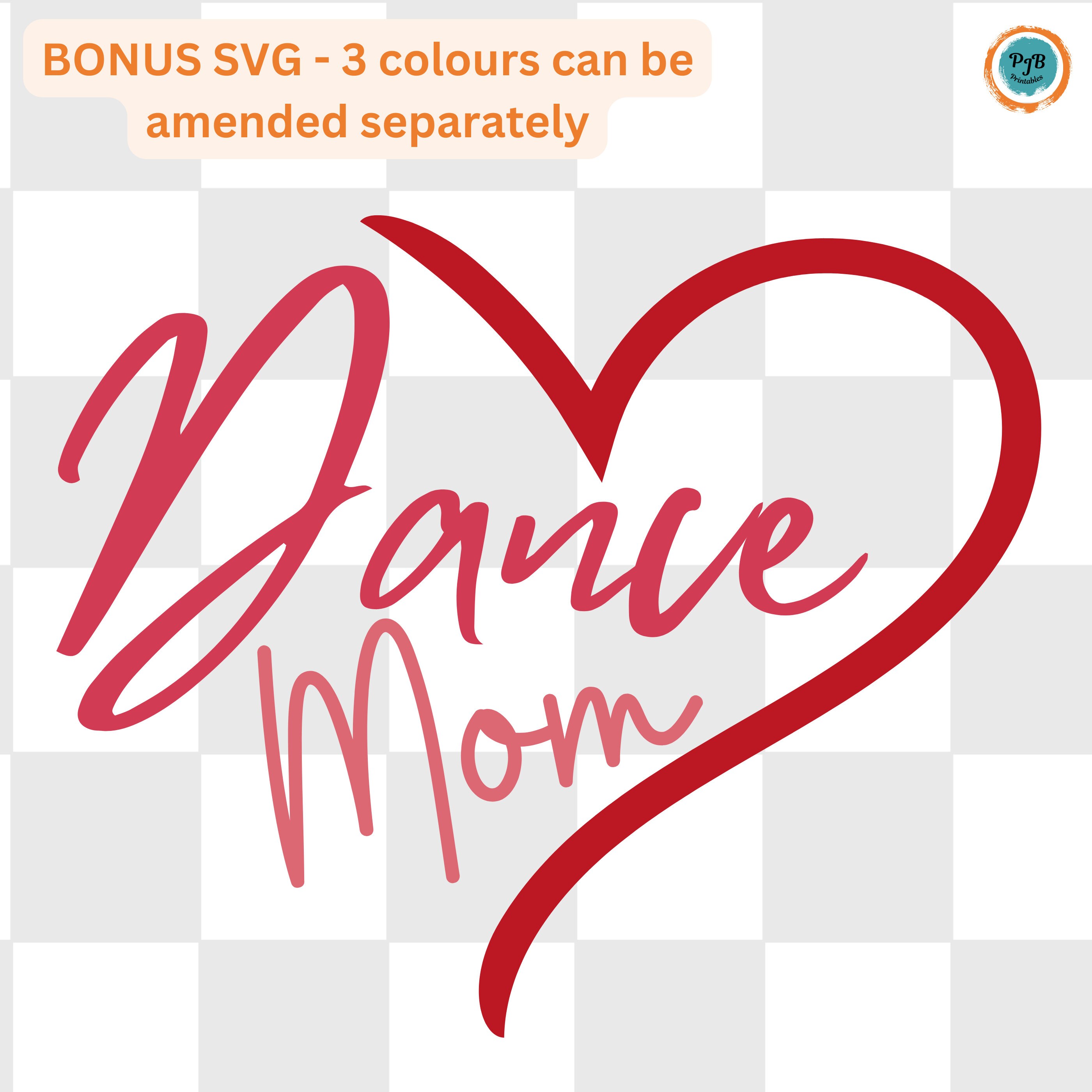 Dance Mom SVG Dancing Gifts for Mom PNG Cricut Mom Dance Parent Png ...