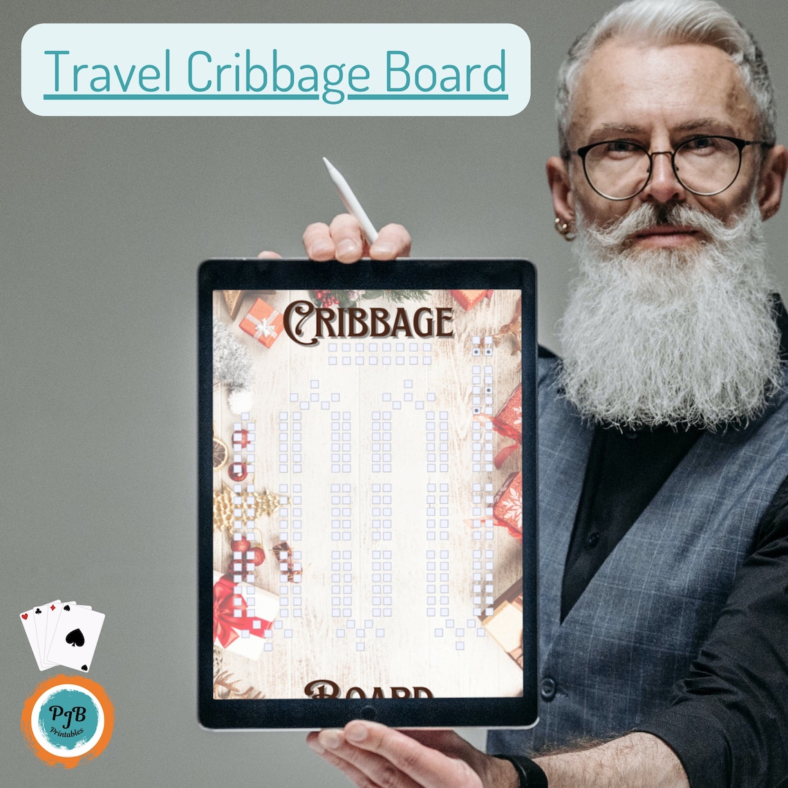 Travel Cribbage Board Game Gifts Unique Cribbage Board Editable ...