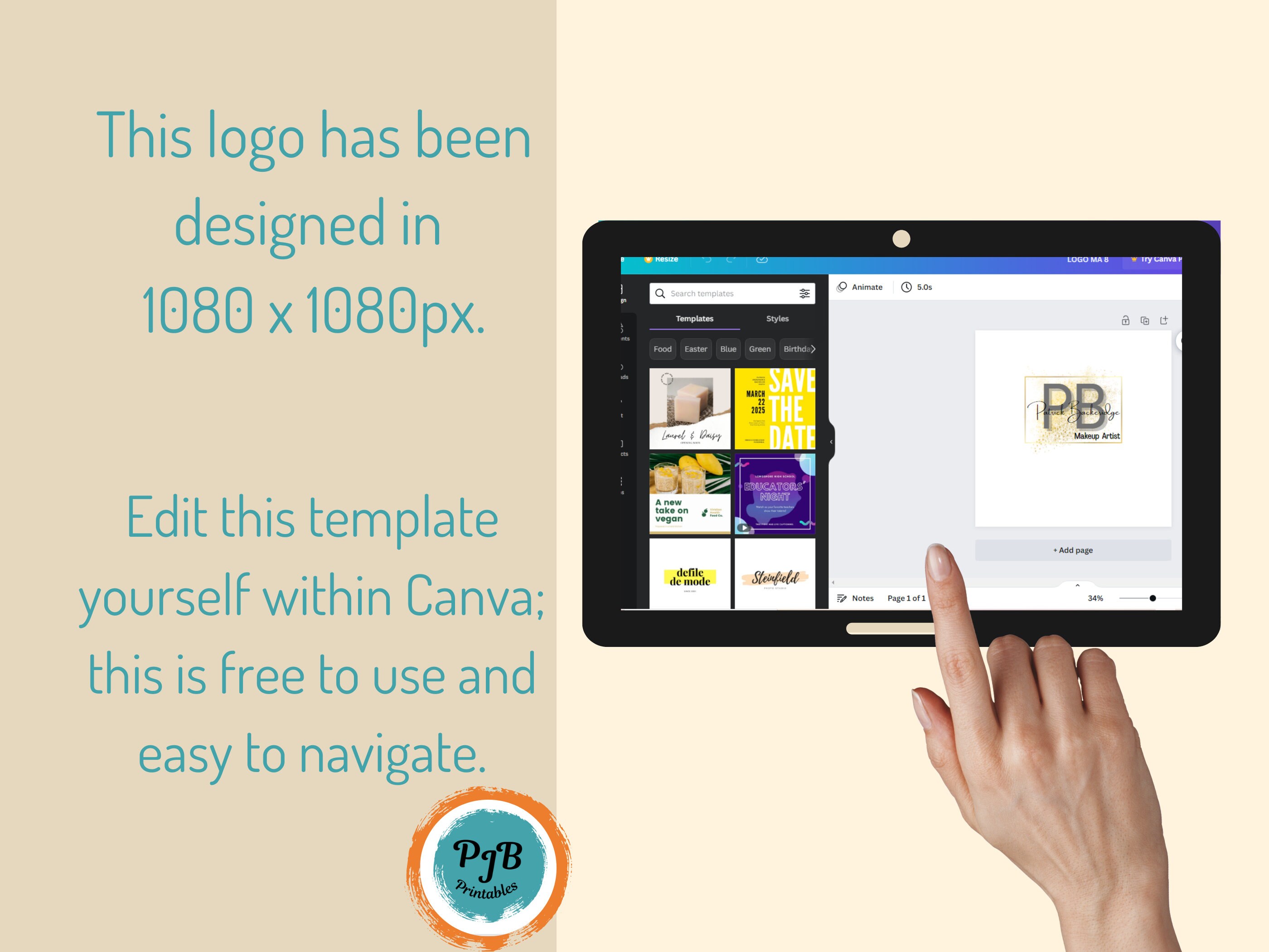 Logo Maker Custom Canva Template Editable Logo Business Branding Logo ...