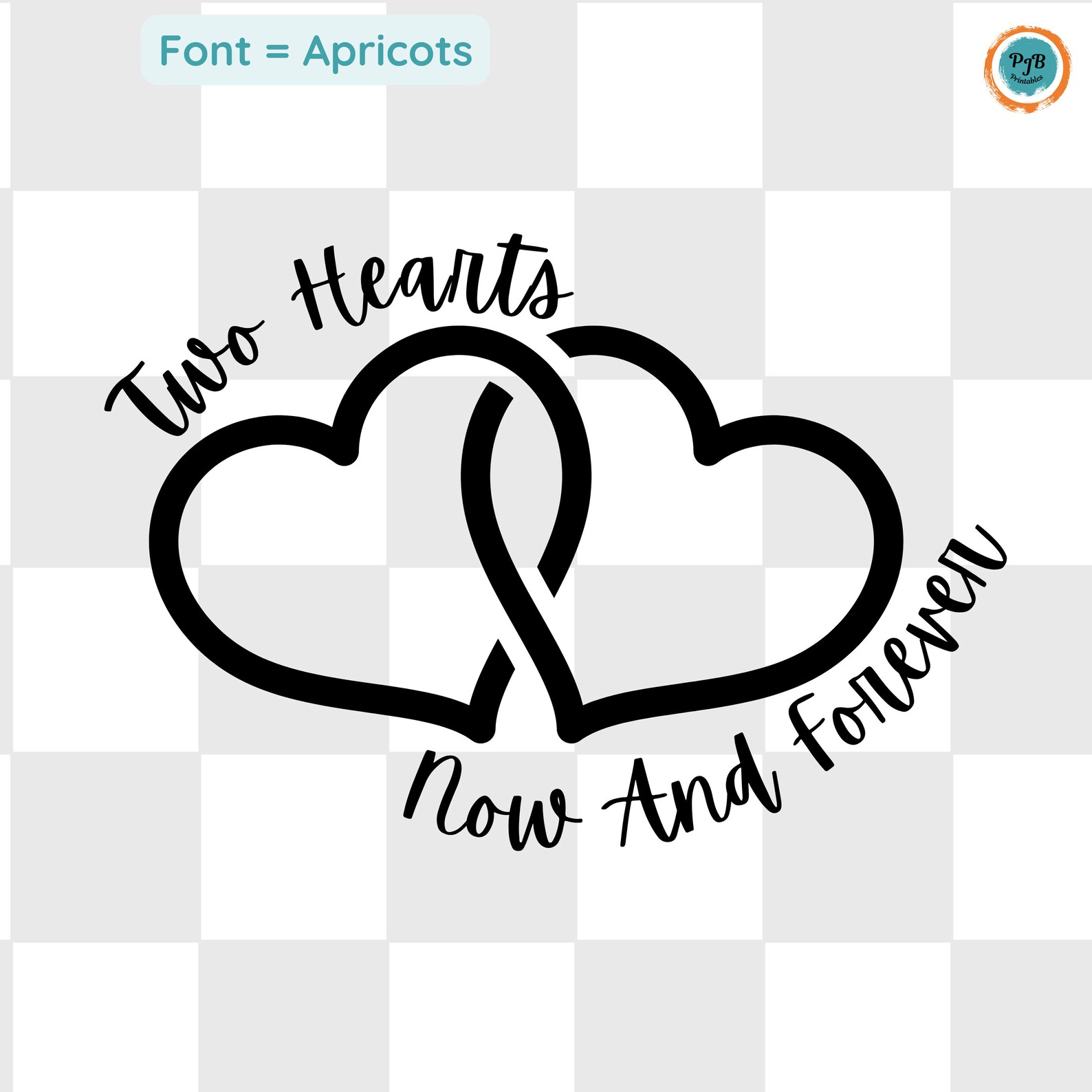 Two Hearts SVG Engagement PNG Wedding Present for Couples Gifts Heart ...