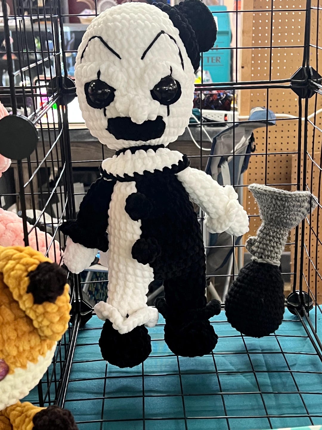 Art Clown Plush Horror Movie Halloween Spooky Scary Custom Handmade ...