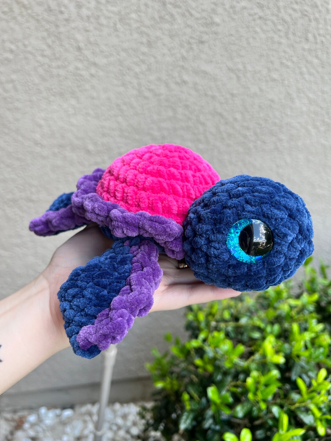 LGBTQ+ PRIDE Sea Turtle Soft Handmade Crochet Plush Birthday Gift ...