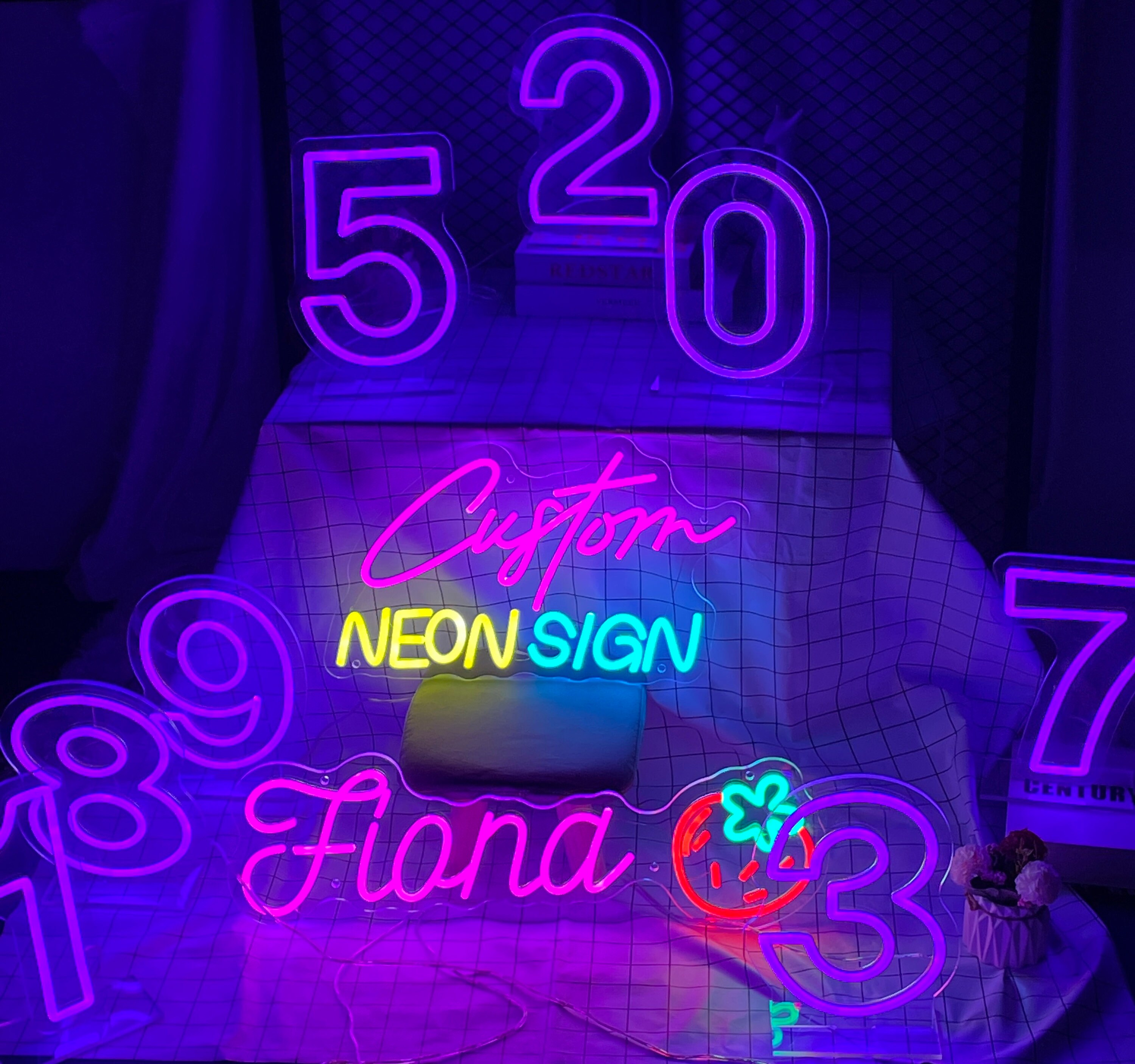 Custom Name Neon Sign for Kids, Birthday Party Neon Decorations, Home ...