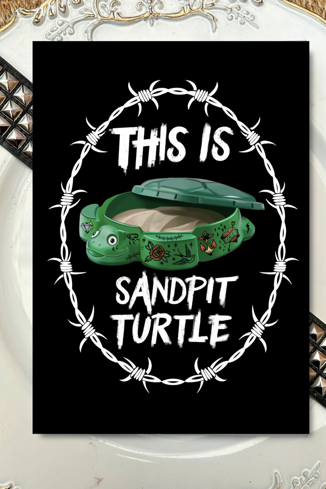 Sandpit Turtle, A4 Print, Sempiternal, Bring Me the Horizon Emo, Metal ...