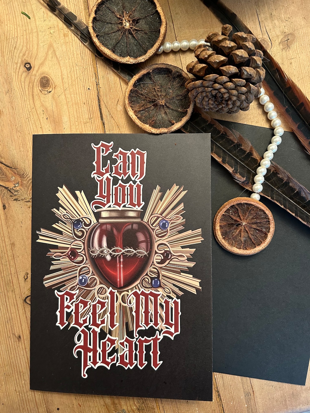 Emo Sacred Heart A5 Greetings Card: Bring Me the Horizon Inspired - Etsy