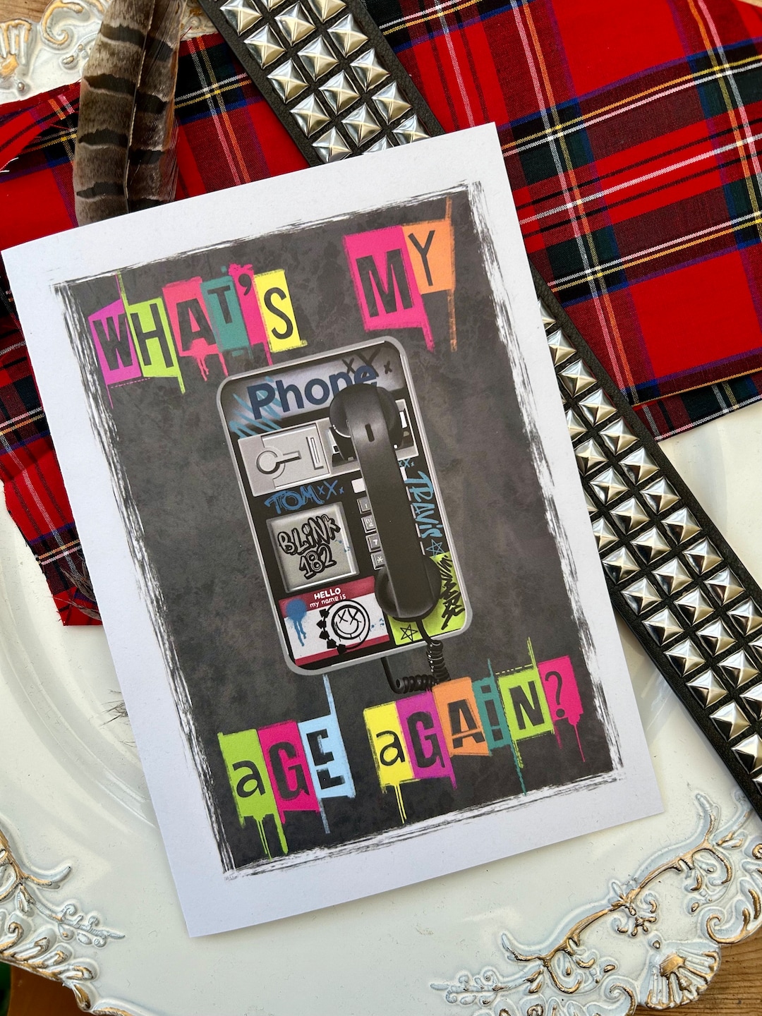 What’s My Age Again Pop Punk Birthday Card, Elder Emo, 00’s Nostalgia ...