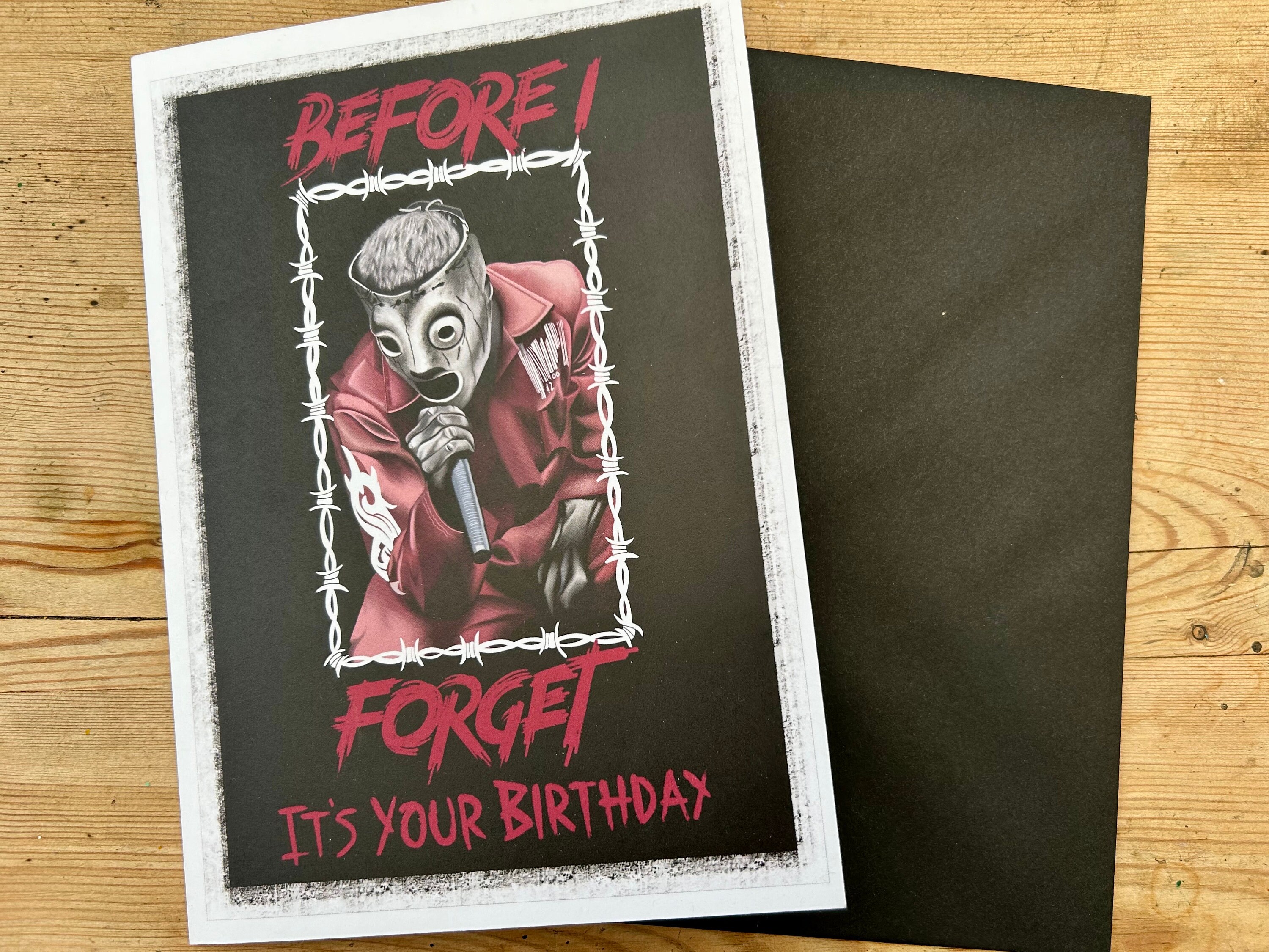 Before I Forget, Emo, Heavy Metal, Rock Music Birthday Card. - Etsy