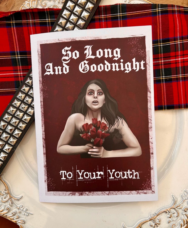 So Long and Goodnight Birthday Card. Emo Music, Elder Emo, 00’s ...