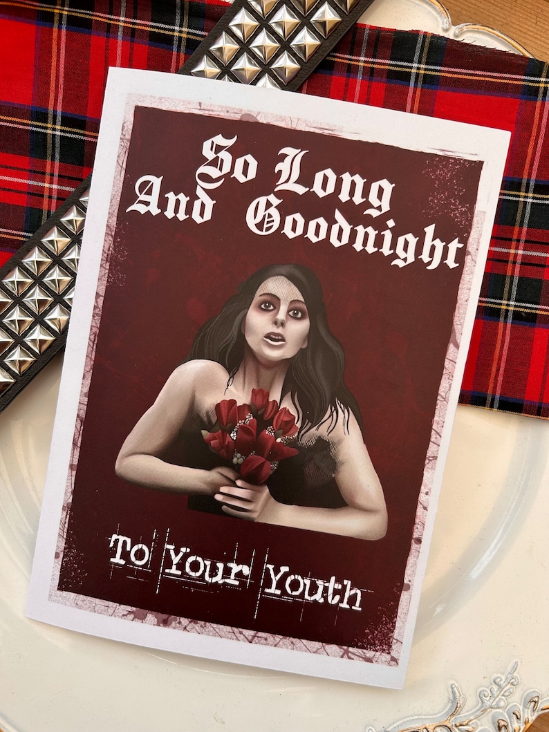 So Long and Goodnight Birthday Card. Emo Music, Elder Emo, 00’s ...