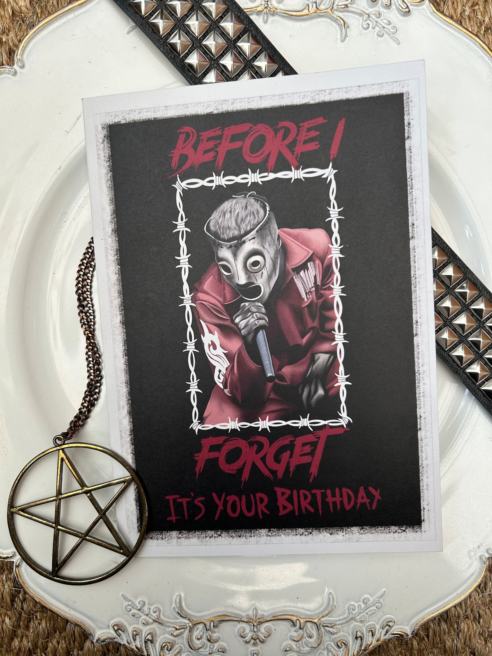 Before I Forget, Emo, Heavy Metal, Rock Music Birthday Card. - Etsy