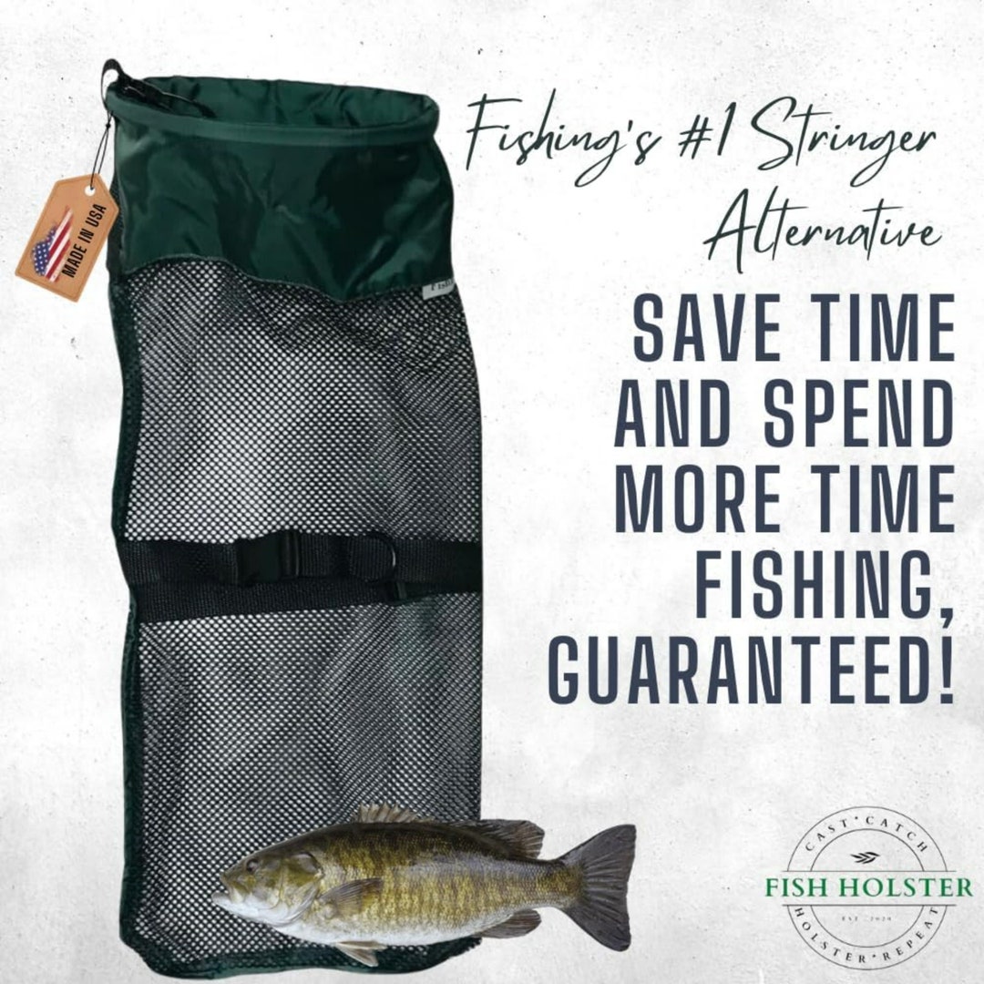 Fishing Net Tackle Bag, Lightweight Fish Catching Basket, Portable ...