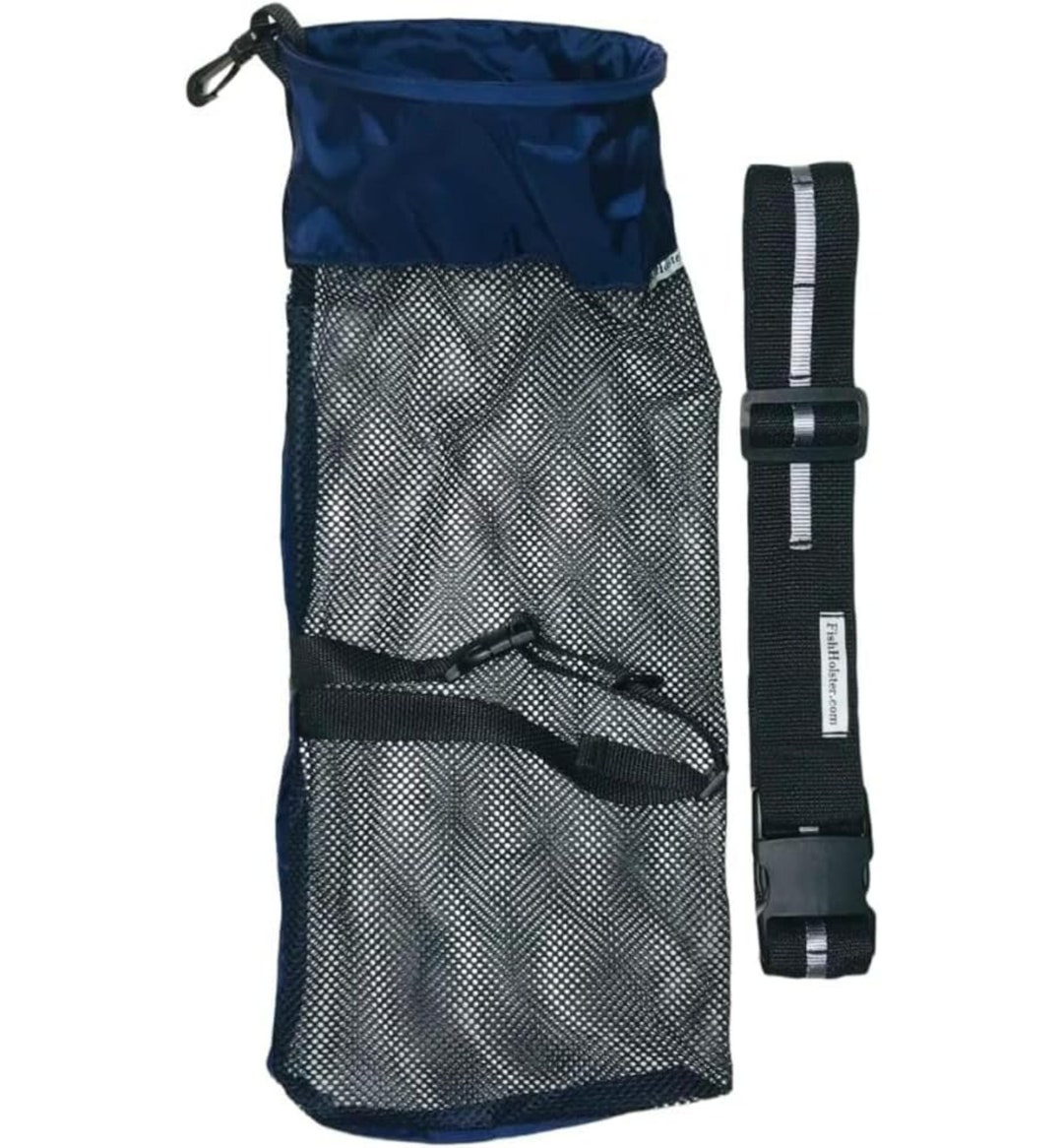 Fishing Net Stringer With Belt - Lightweight Fish Basket - Fishing ...