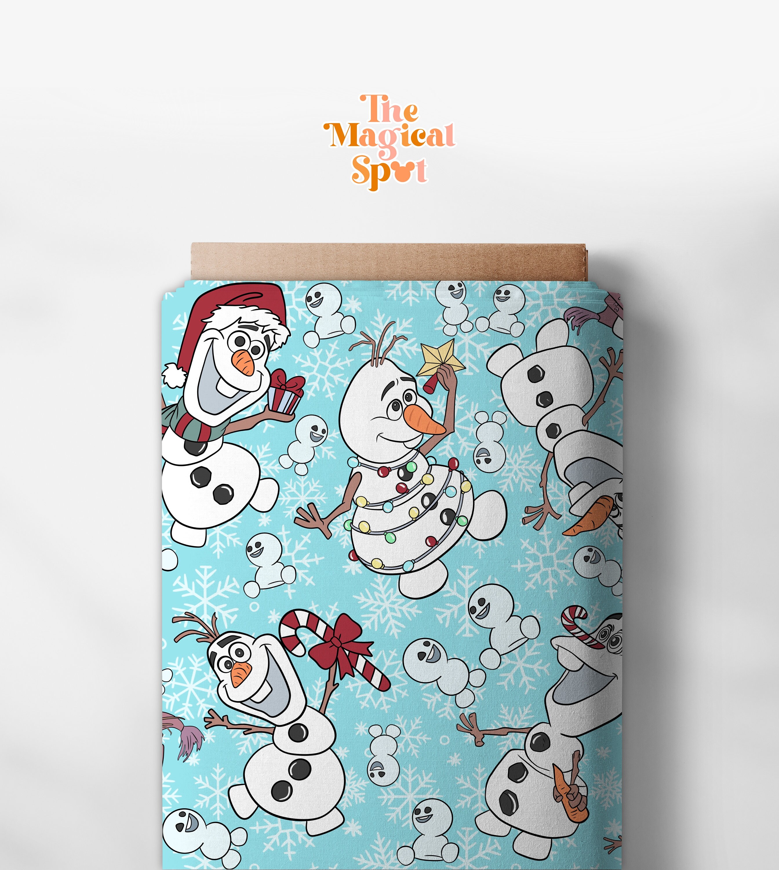 Snowman Seamless Pattern Christmas Seamless File Magical - Etsy