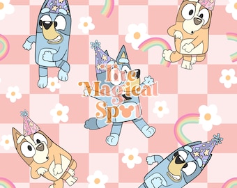 Bluey Seamless - Etsy