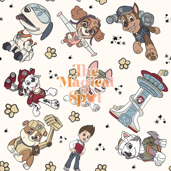 Paw Patrol Digital Images - Etsy Australia