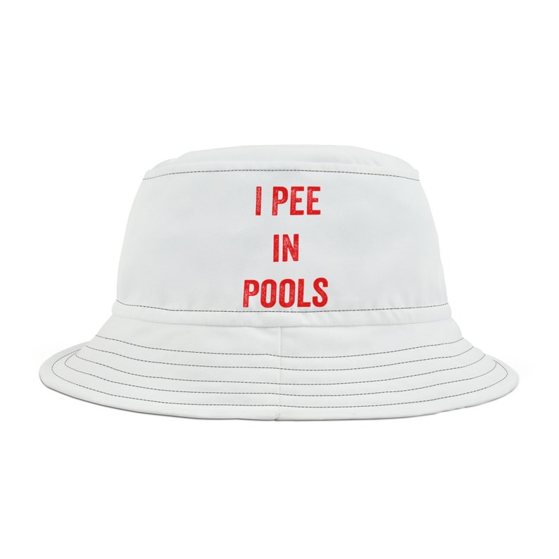 I Pee in Pools Bucket Hat Beach Hat - Etsy