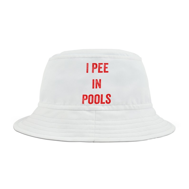 I Pee in Pools Bucket Hat Beach Hat - Etsy